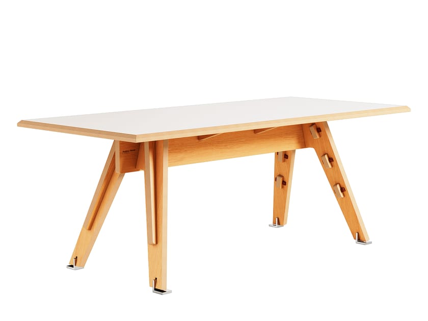 TAMARA | Linoleum table By Andreu World design Philippe Starck