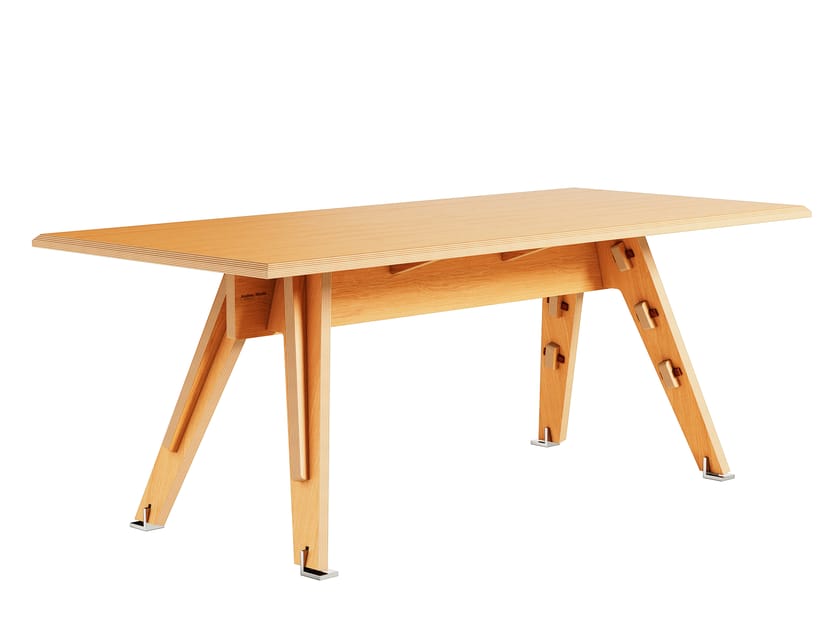 TAMARA | Rectangular table By Andreu World design Philippe Starck