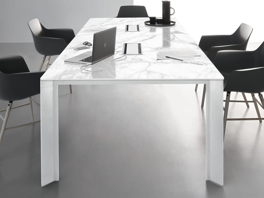 TAY | Porcelain stoneware meeting table By DVO design Studio Perin ...