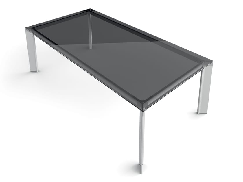 TAY | Glass and aluminium meeting table By DVO design Studio Perin ...