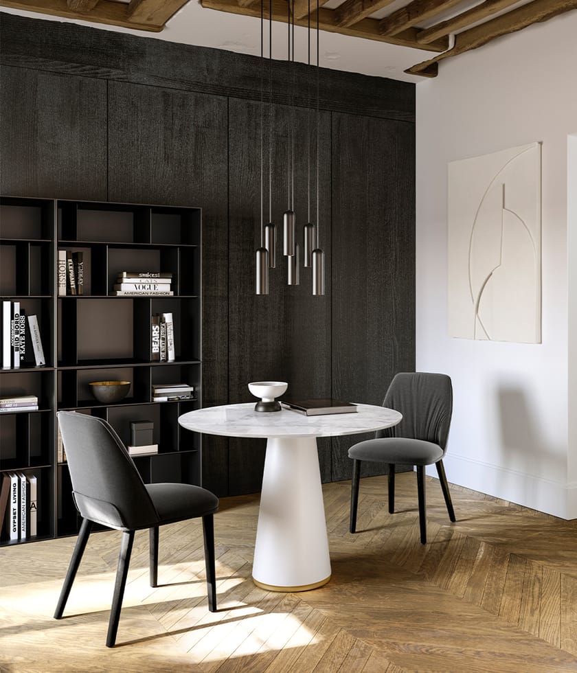 TED BISTRO | Mesa de mármore Mesa redonda de mármore By EFORMA | design Ollen Pal