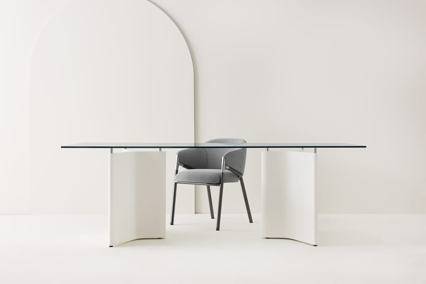TEE | Rectangular table By Segis design Bartoli Design