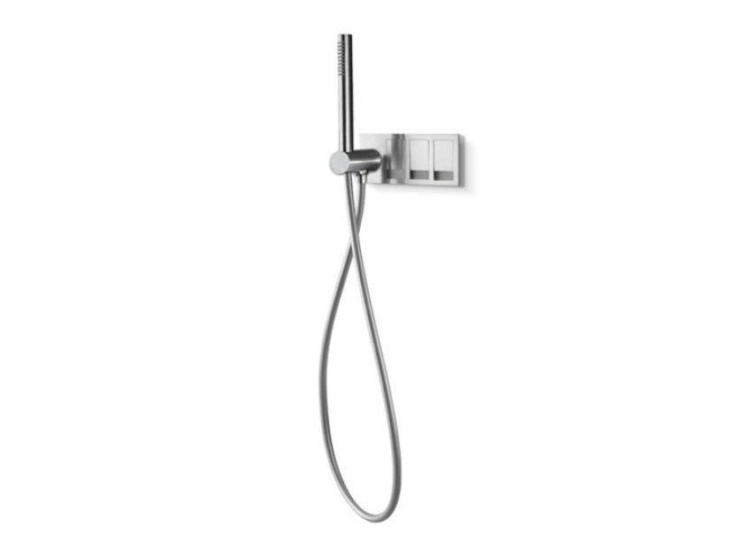Stainless steel shower mixer with hand shower TEK ZERO 200 Tek Zero ...