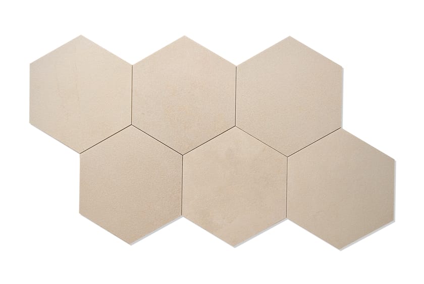 Indoor natural stone wall/floor tiles TERRA ESAGONO BEIGE Trame di ...