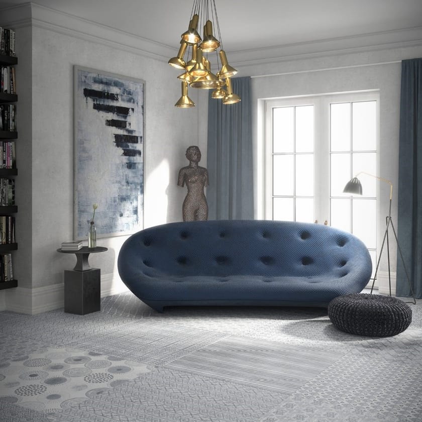 Porcelain flooring with textile effect TEX TEX Collection By Aparici