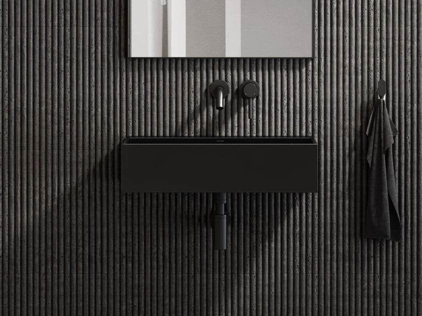 THINN Lavabo suspendu simple en Resin Stone By LUSSO