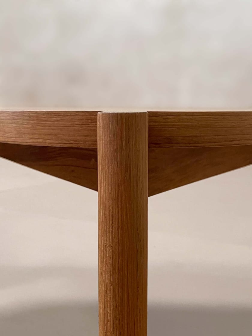 Triangular wooden high side table COFFEE TABLE - THREE LEGGED Project ...