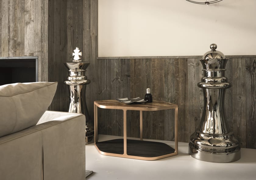 TILES Hexagonal high side table By Longhi | design Alessandro La Spada