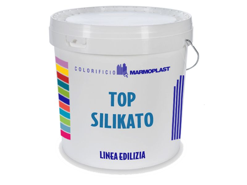 Protective varnish TOP SILIKATO Coatings for exteriors Line By Marmoplast