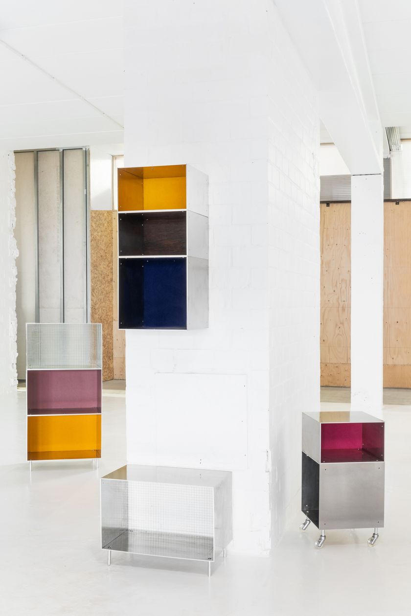 TOTEM SHELVES AND CABINETS | Modular bookcase Open modular aluminium ...