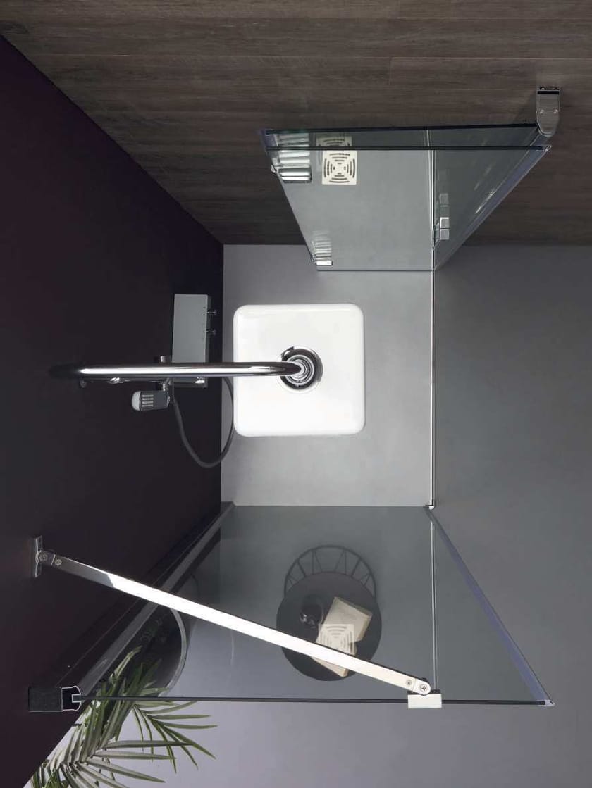 TPS35 + TELF | Box doccia angolare By TAMANACO