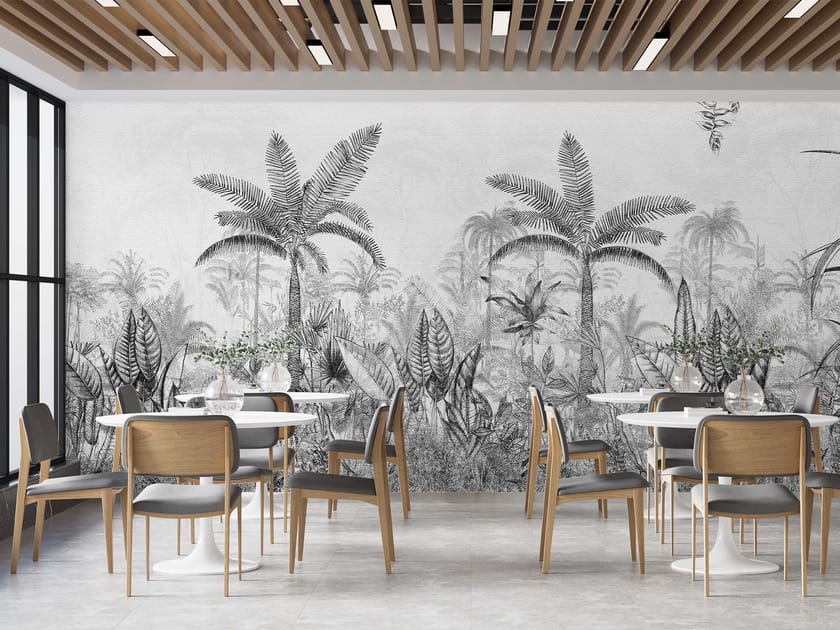 BOTANICAL PARTY Panoramic landscape wallpaper By MILLE997