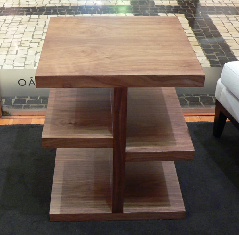 Wood veneer side table TREE By HMD INTERIORS