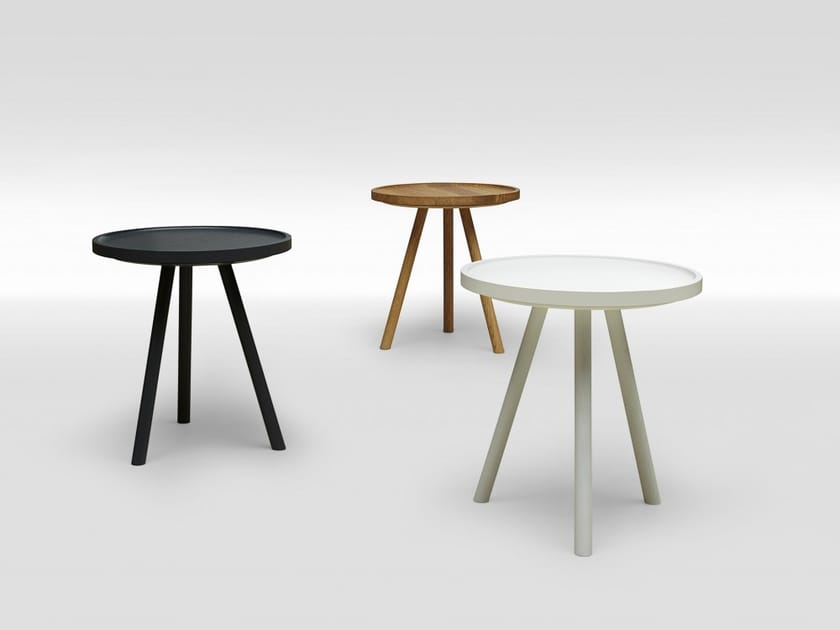 Coffee table / bedside table TRIPOD LACQUERED By Loof