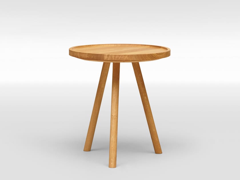 TRIPOD OAK | Bedside table with drawers By Loof