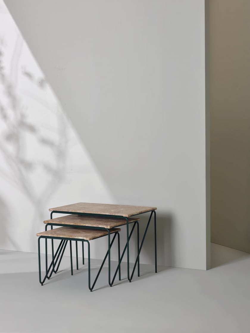 TRIPTYCH | Marble coffee table Low rectangular marble coffee table By ...