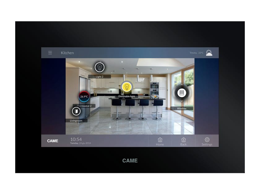 10" touchscreen terminal TS10 Came Domotic 3.0 Line By CAME