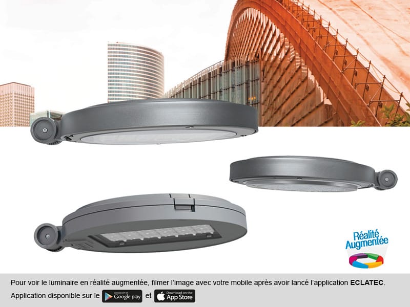 LED aluminium street lamp TSANA X By GHM-ECLATEC
