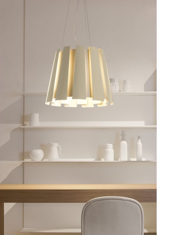 LED dimmable aluminium pendant lamp TWIST By Carpyen design Nahtrang design