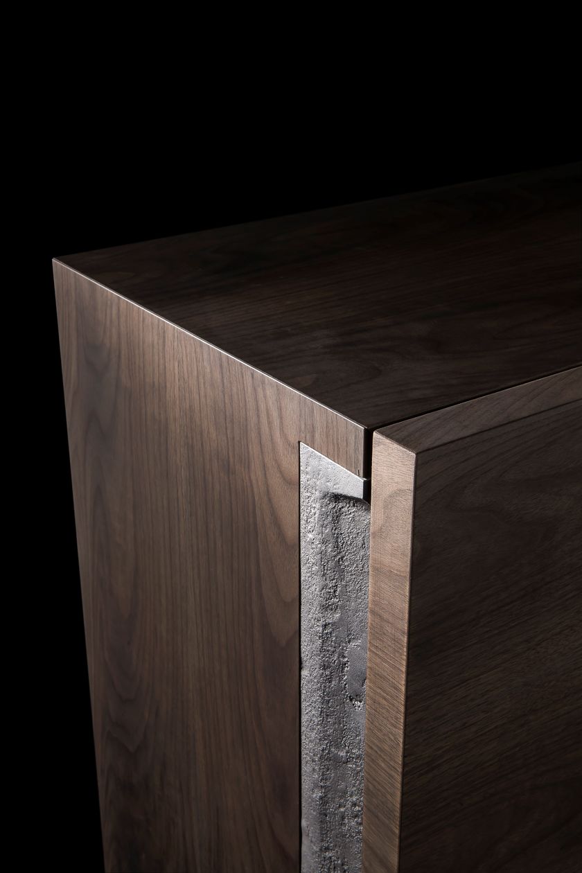 UPPER SIDE Solid wood sideboard with coplanar doors By Henge | design ...