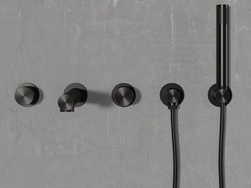 URBAN | 5 hole bathtub tap 5 hole wall-mounted bathtub set with hand ...