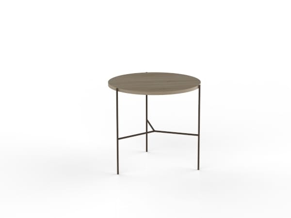 URBAN TV27 Round melamine-faced chipboard coffee table By Mobilspazio