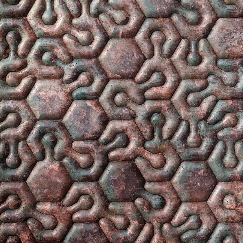 3D TILES Azulejo tridimensional modular de cerámica By Makhno Product ...