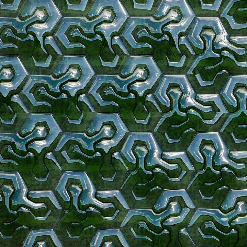 3D TILES Azulejo tridimensional modular de cerámica By Makhno Product ...