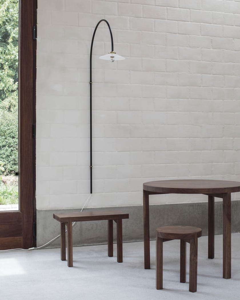 SOLID WALNUT Stool By valerie_objects