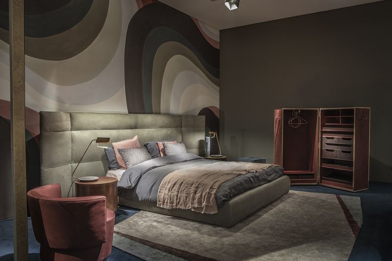 Leather wardrobe VENDOME By BAXTER design Roberto Lazzeroni