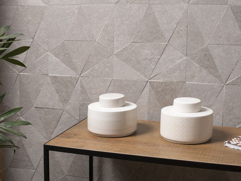 Azulejo tridimensional com efeito pedra VERBIER THAO Coleção Verbier By ...