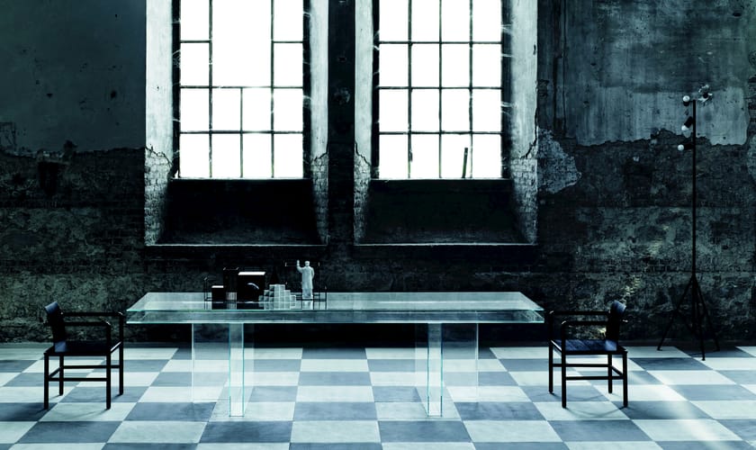 VERGLAS Table By Glas Italia | design Piero Lissoni
