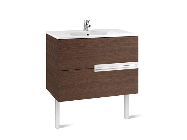 Móvel lavatório único de madeira com gavetas VICTORIA-N | Móvel ...