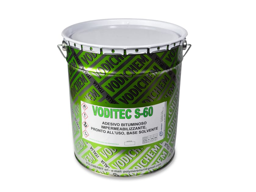 Adesivo bituminoso impermeabilizzante a base solvente VODITEC S-60 ...