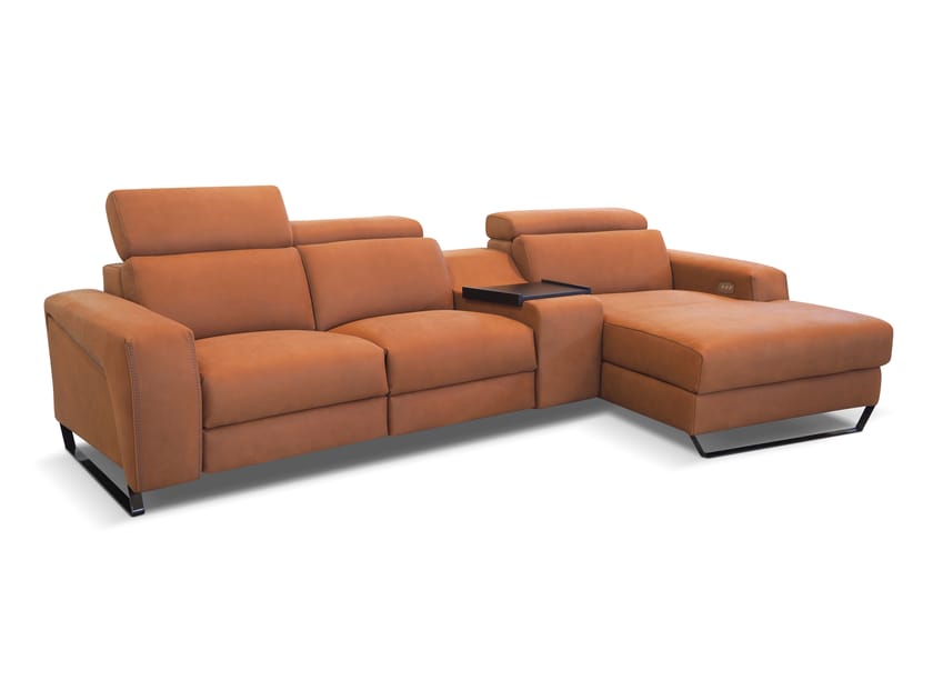 VOGUE | Divano con chaise longue By Rossini Sofas