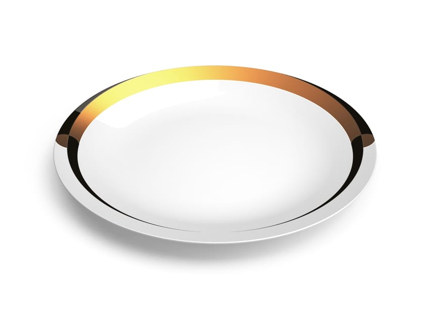 VORTEX GOLD | 餐盘 Vortex Gold系列 By Non Sans Raison 设计师Emmanuelle Bossuet