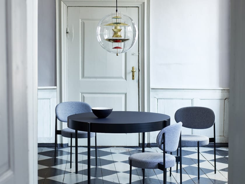 Acrylic pendant lamp VP GLOBE BRASS By Verpan