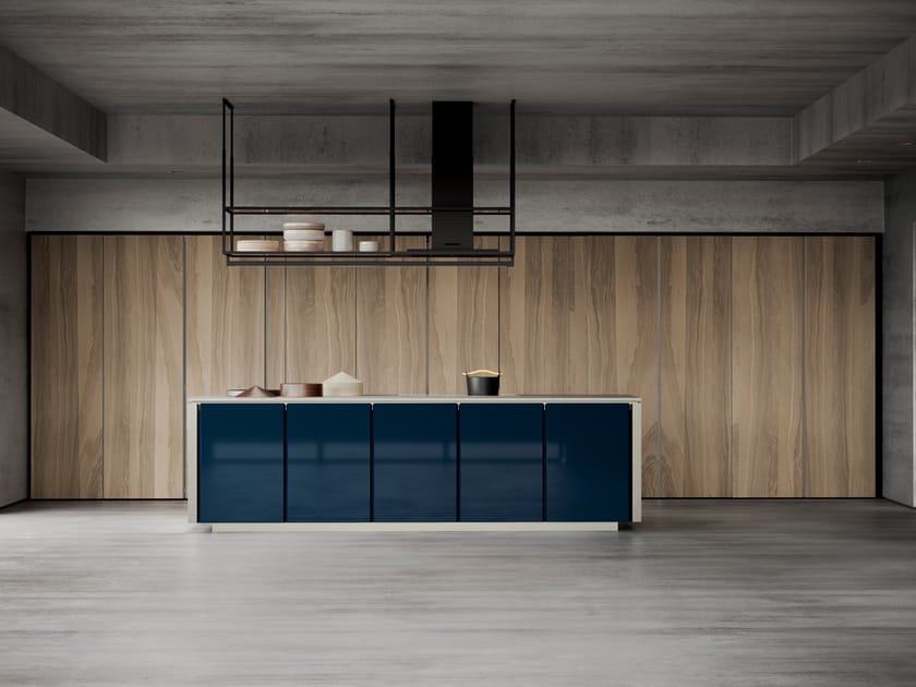 Fitted kitchen with island W75 - SHANGHAI W75 Collection By Rossana ...