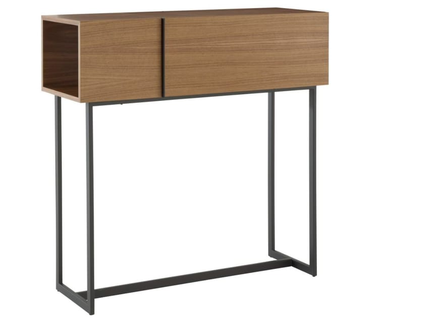 Rectangular walnut console table WALL FIGURE By Ligne Roset design ...