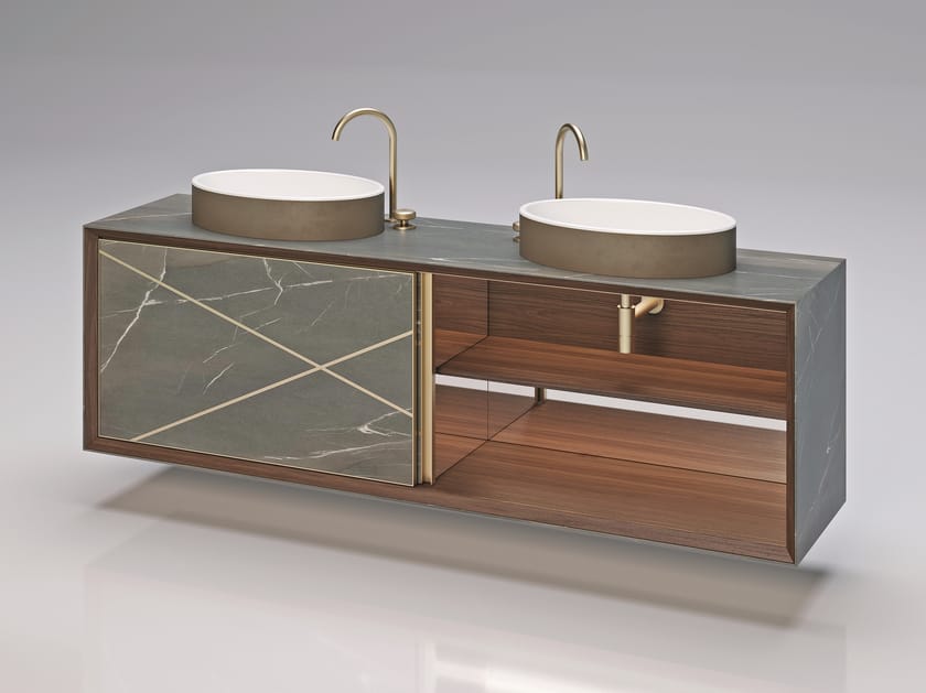 SUITE | Wall-mounted vanity unit Suite Collection By Seventyonepercent