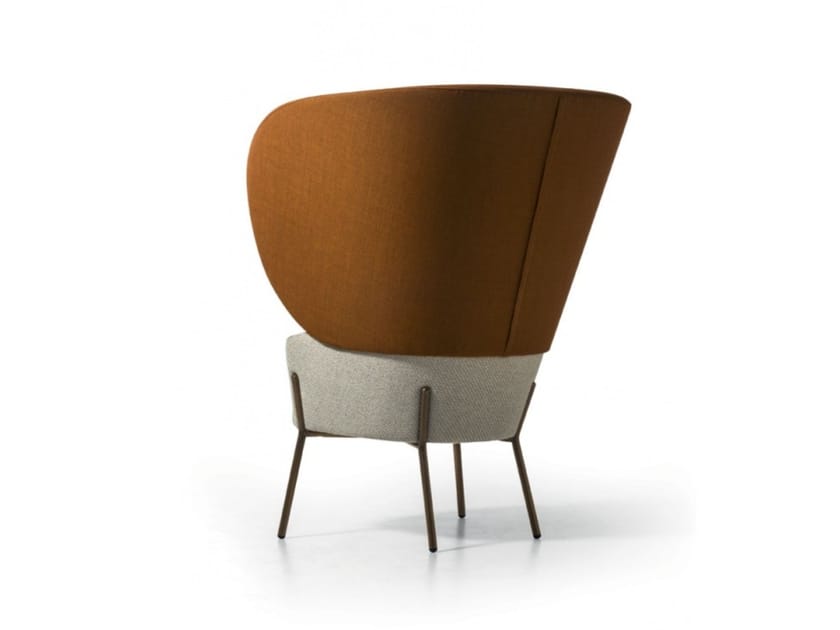 WAM | Easy chair high-back Wam Collection By BROSS design Marco Zito