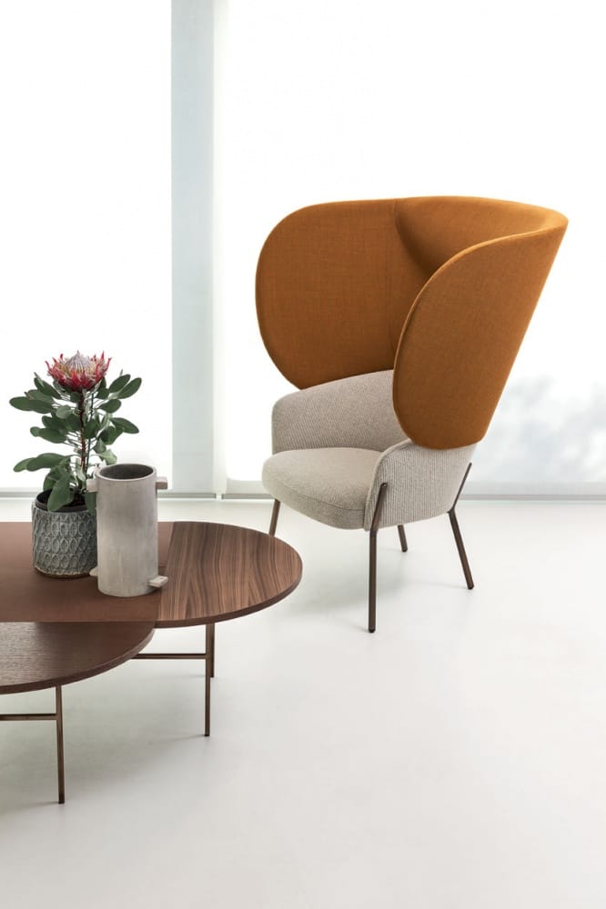 WAM | Easy chair high-back Wam Collection By BROSS design Marco Zito