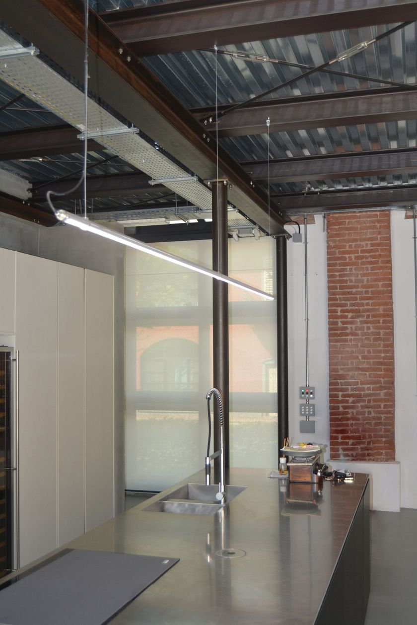 LED methacrylate pendant lamp WANDA SYSTEM By EGOLUCE