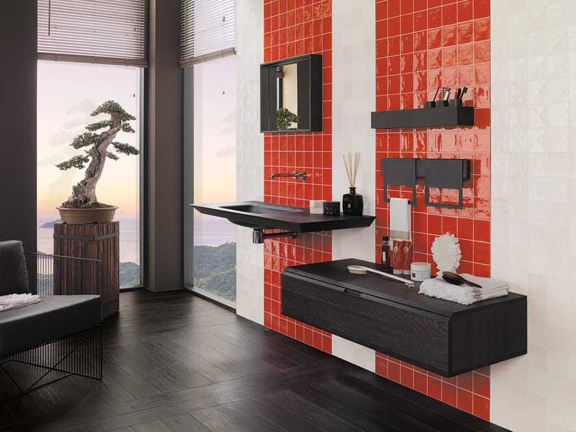 Wall Cladding RONDA RED WHITE & COLORS Collection By Porcelanosa