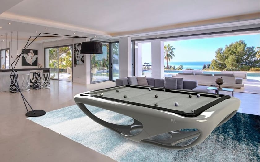 Resin pool table WHITELIGHT Design Collection By Billards Toulet