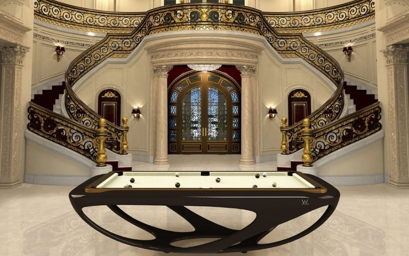 Resin pool table WHITELIGHT Design Collection By Billards Toulet