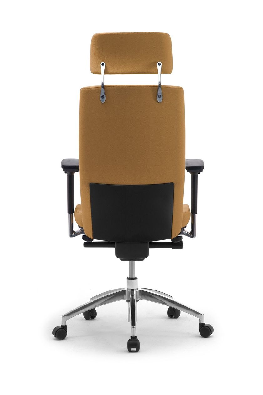WIKI Height-adjustable fabric office chair with 5-Spoke base By Leyform
