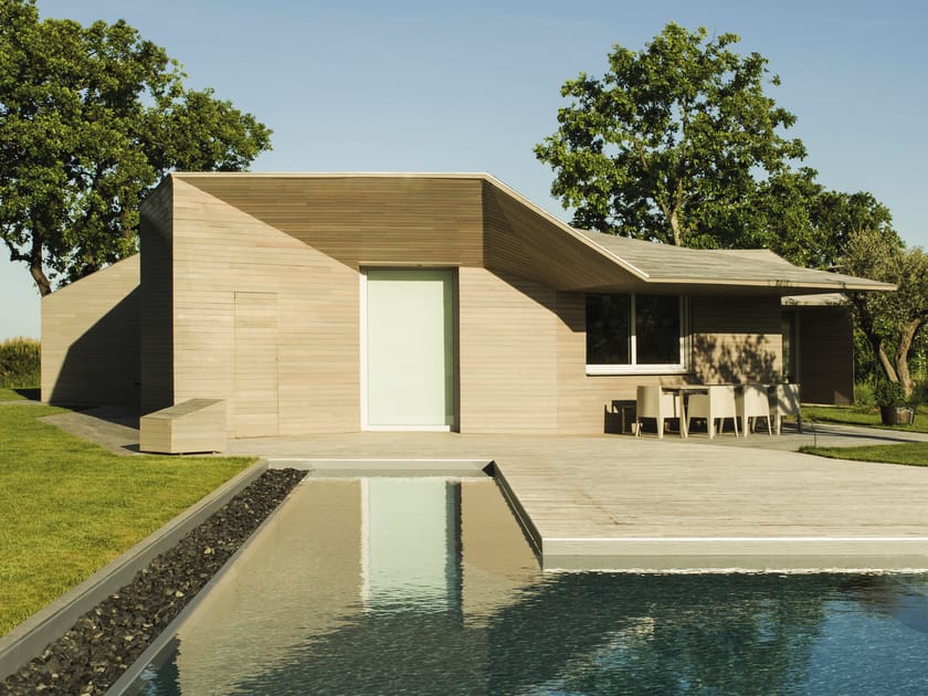 Wooden Façades and Ceiling Wood panel for facade By Ravaioli Legnami