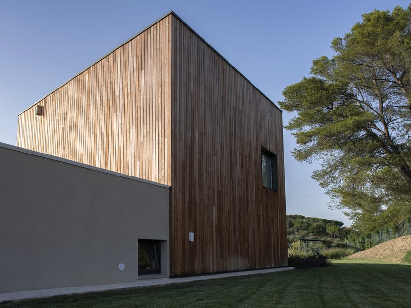 Wooden Façades and Ceiling Wood panel for facade By Ravaioli Legnami