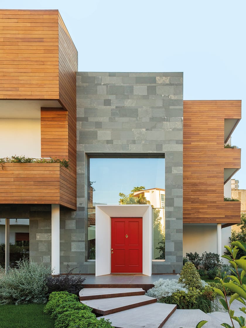 Wooden Façades and Ceiling Wood panel for facade By Ravaioli Legnami